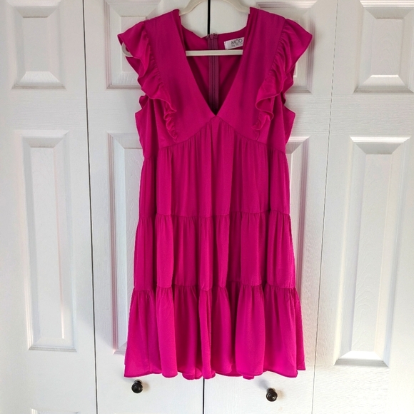 Mod | Dresses | Mod Ontrend Hot Pink Dress | Poshmark